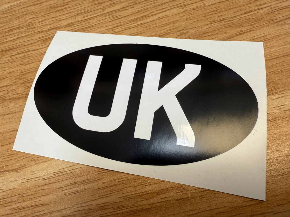 Country Oval Stickers 100x60mm – Plate Supplies