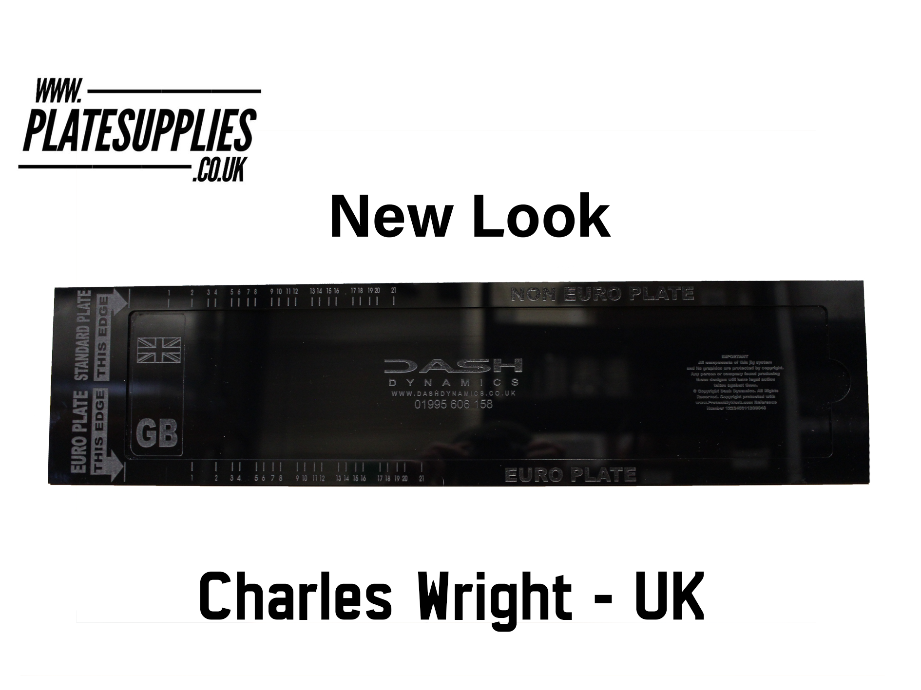 UK Standard Number Plate Jig – Plate Supplies