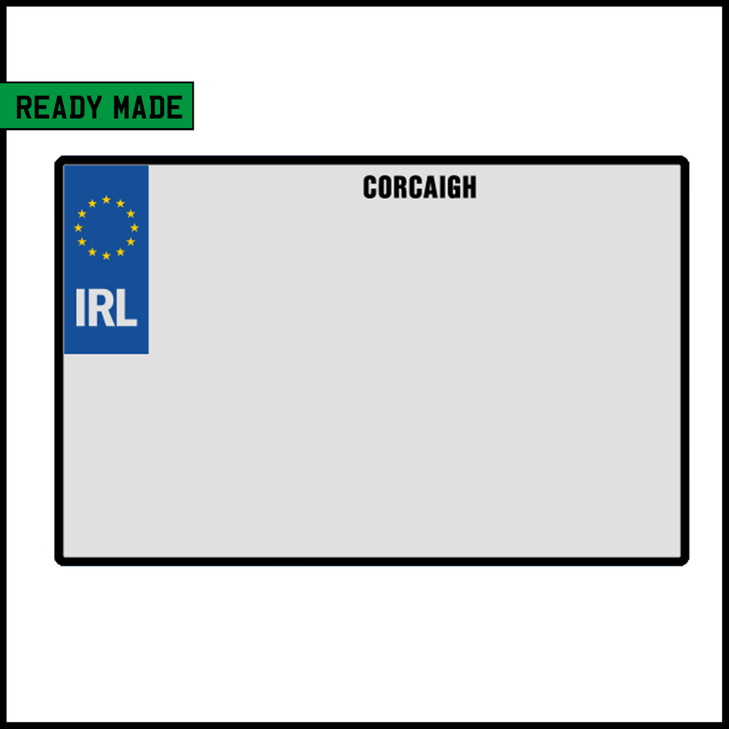 Ready Made Square IRL Number Plate - County Cork – Plate Supplies