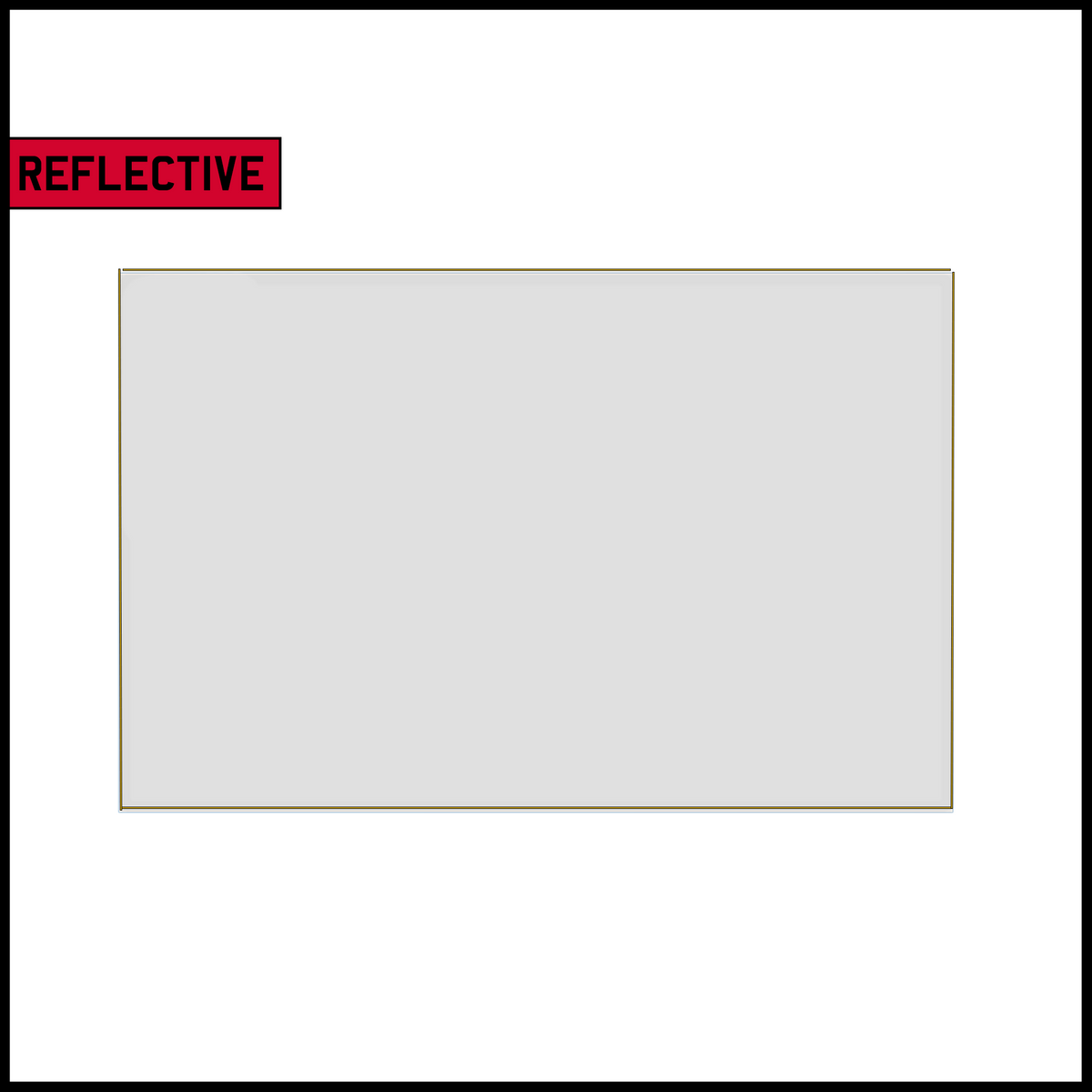 Square IRL Reflective - Blank – Plate Supplies