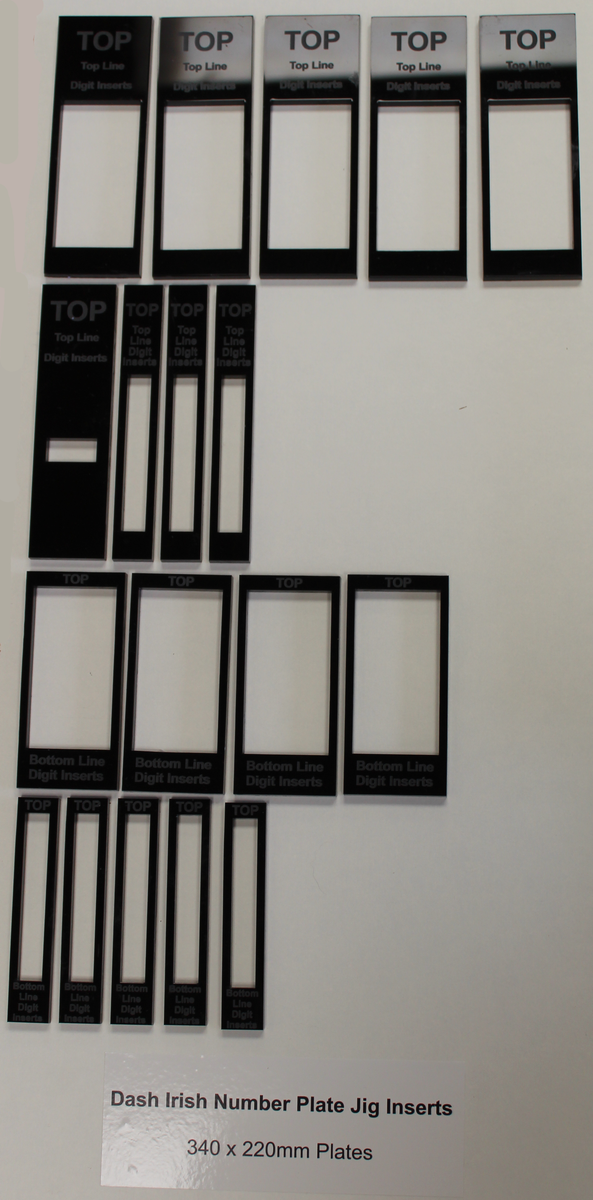 Irish Number Plate Jig - Square – Plate Supplies