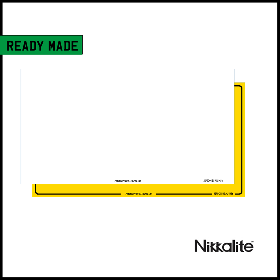 Ready Made Japanese Import Number Plates – Plate Supplies