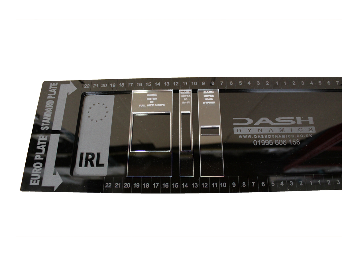 Irish Metro Number Plate Jig (50mm and/or 60mm) – Plate Supplies