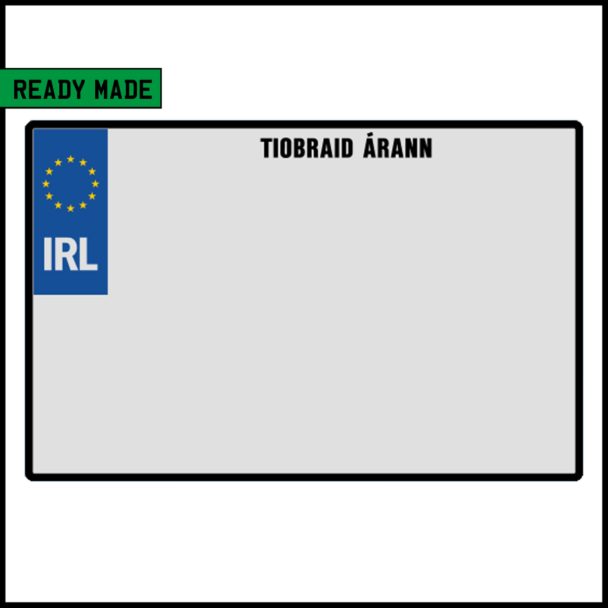 Ready Made Square IRL Number Plate - County Tipperary – Plate Supplies